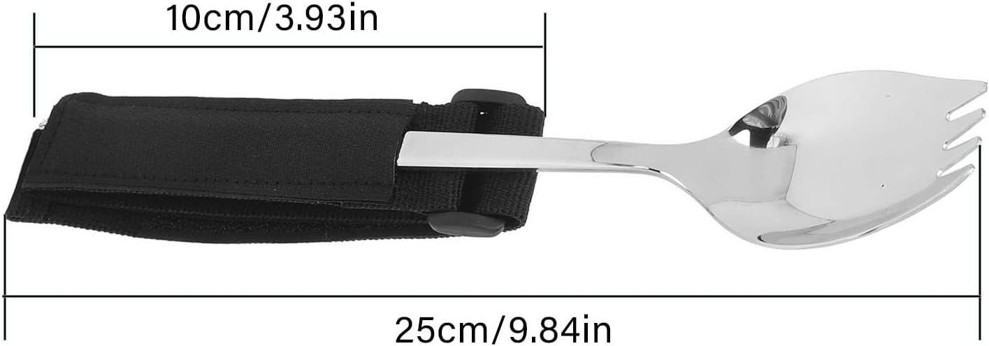 Adjustable Weighted Fork Spoon Set with Strap | Stainless Steel ...