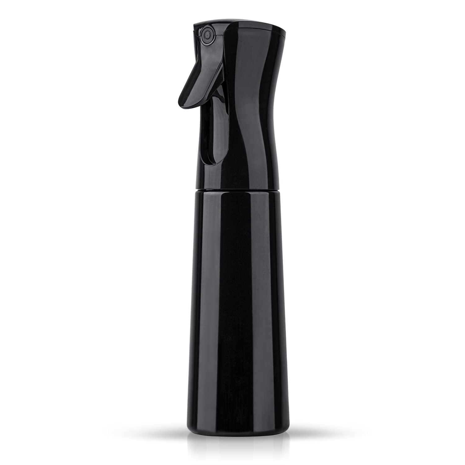Tanshine 200ml/300ml Black Spray Bottle - Fine Mist Hair & Cleaning ...