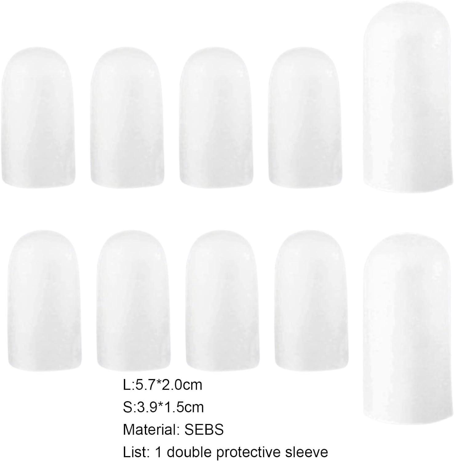 Galand Toe Wound Protector - Elastic White Cover for Missing/Ingrown ...