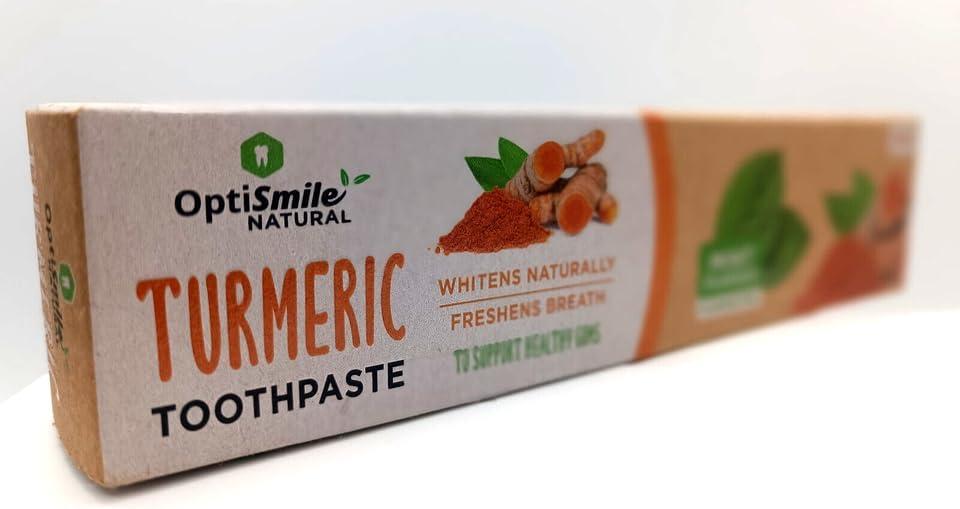 Natural Vegan Turmeric Toothpaste with Mint | SLS Free Whitening ...