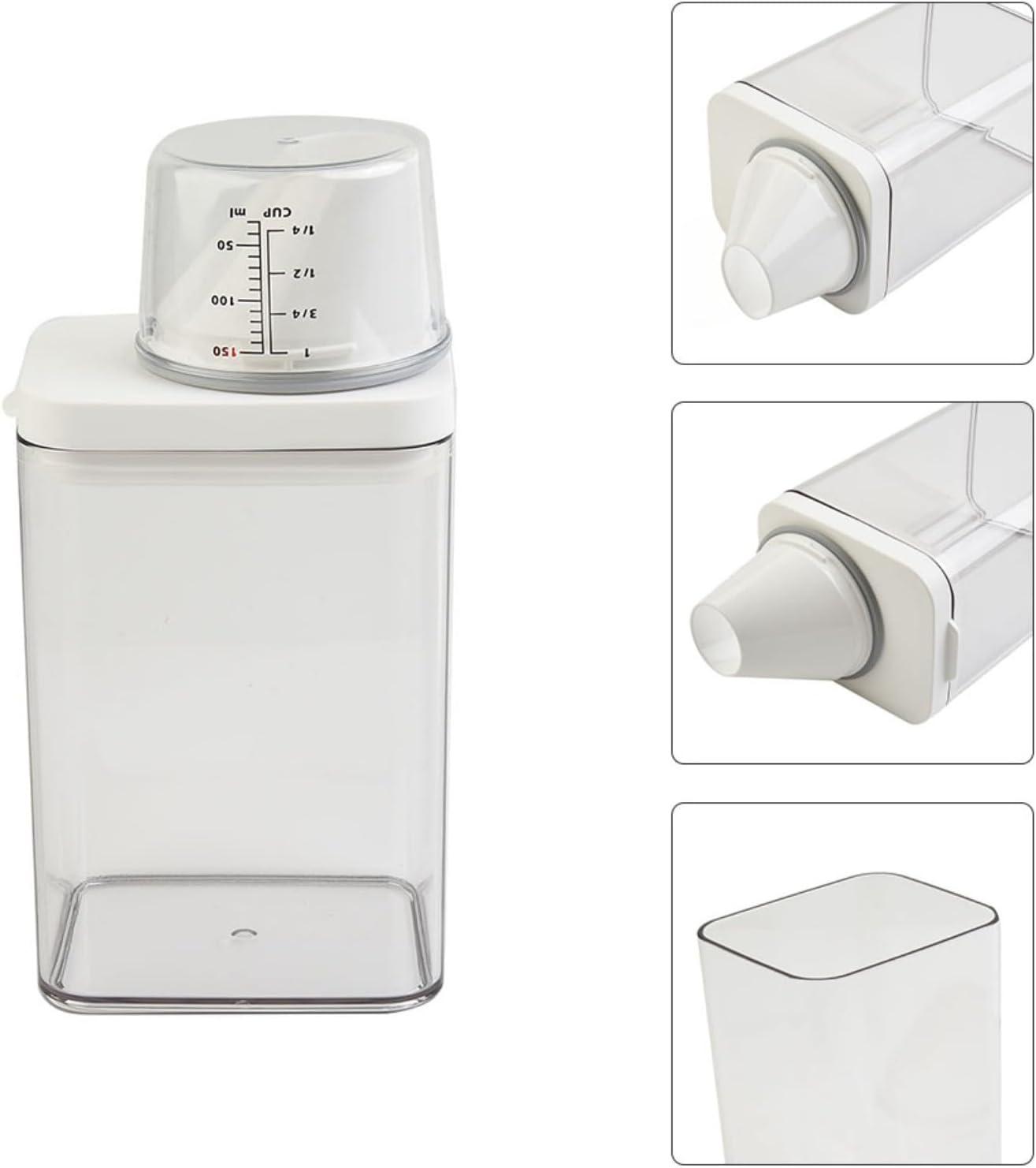 Washing Powder Storage Box 1100 ml Washing Powder Dispenser with ...