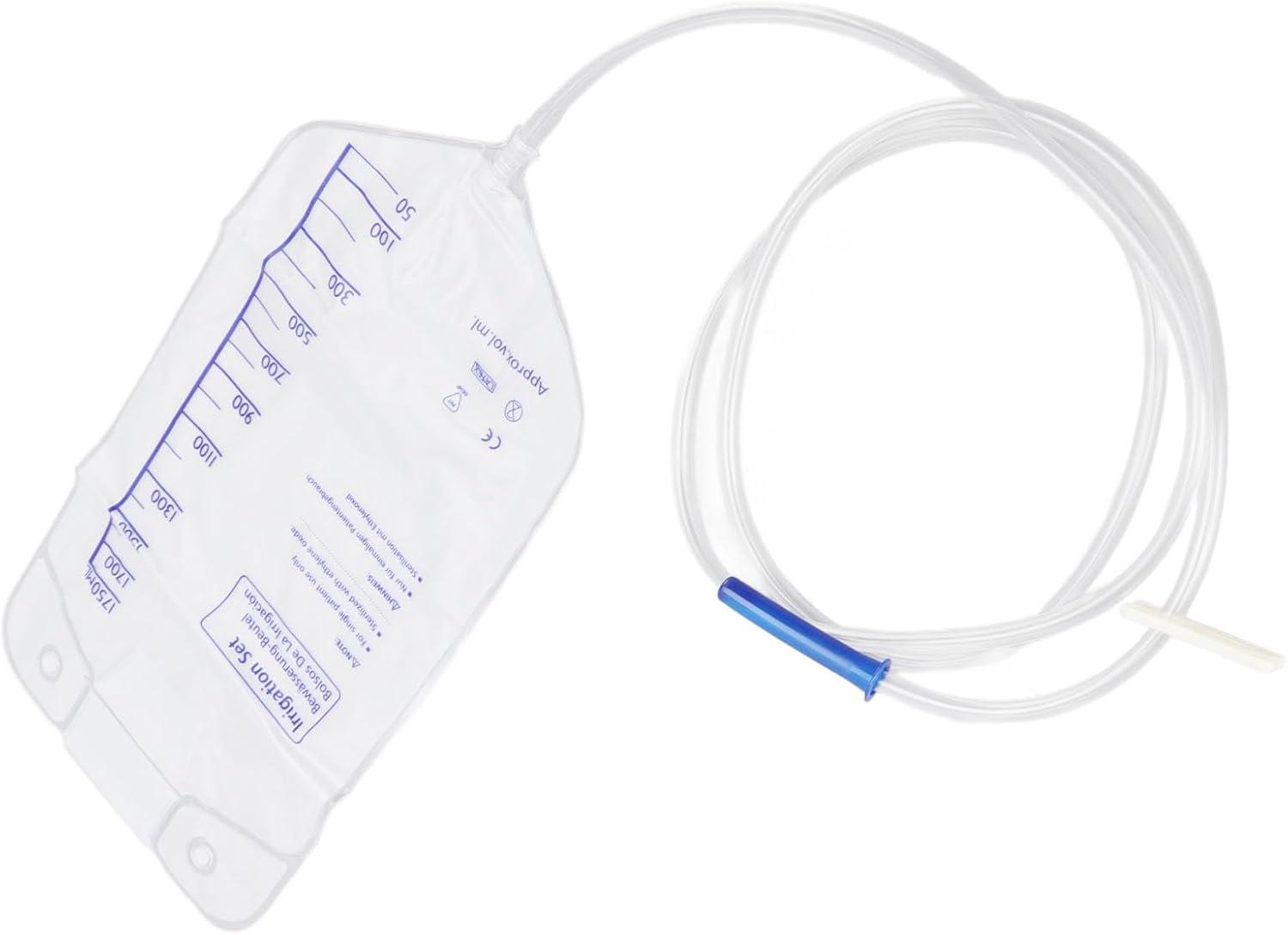 Buy Mrisata Inlet Bag - 1750ml One-Way Enema Set for At-Home Intestinal ...