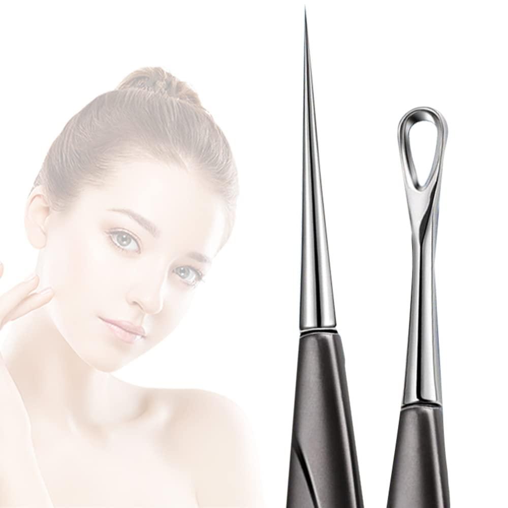 2 Pack Blackhead & Blemish Remover Tools for Face - Professional Pimple ...