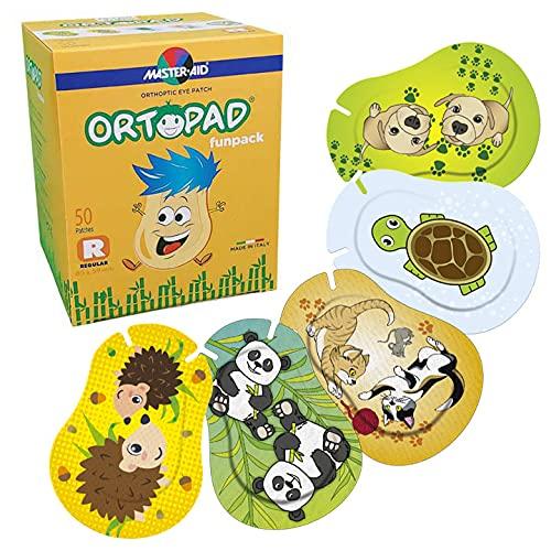 Ortopad Bamboo Fun Pack Eye Patches 50/Box - Hedgehog Design - Regular ...