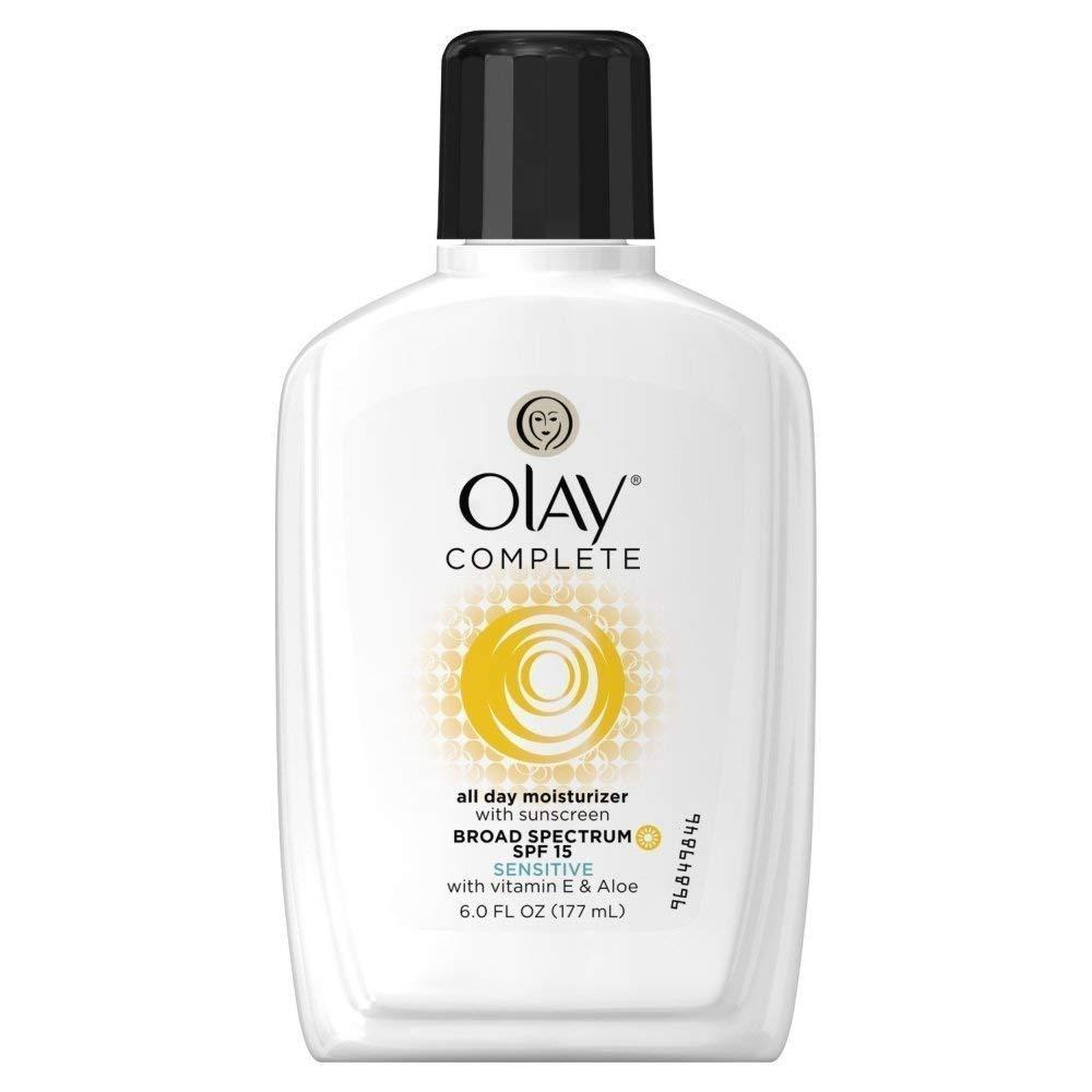 OLAY Complete UV Daily Moisturizer SPF 15 for Sensitive Skin 6 oz (Pack ...
