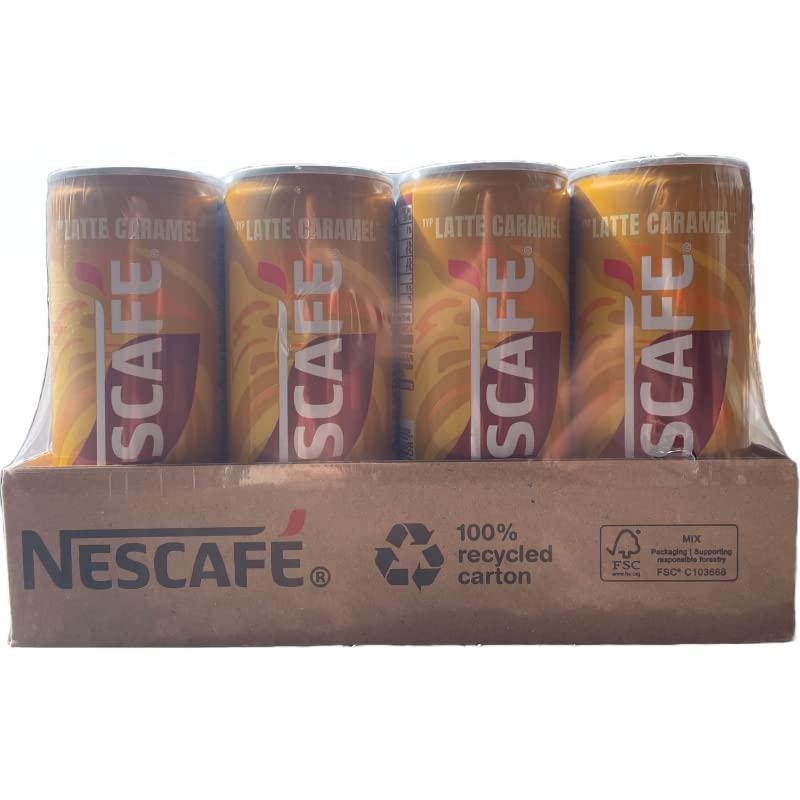 Nescafe Iced Coffee Caramel Cans 12x250ml - International Shipping to ...