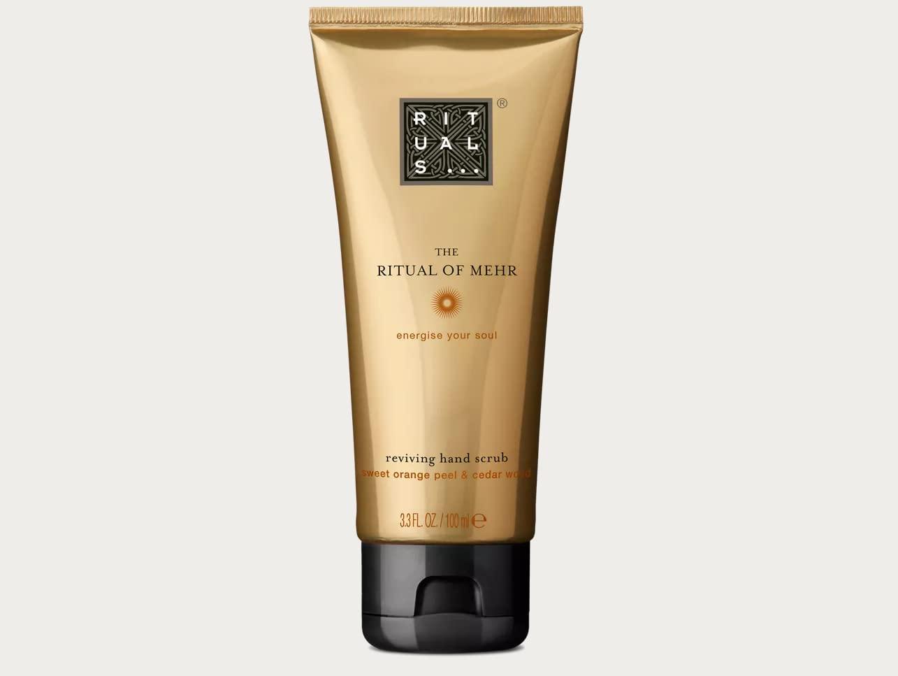 RITUALS The Ritual of Mehr hand scrub sweet orange peel cedar wood ...
