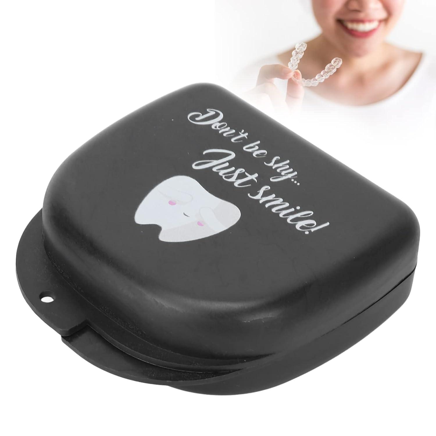 Orthodontic Retainer Box & Mouthguard Storage Case - Half Mouth Denture ...