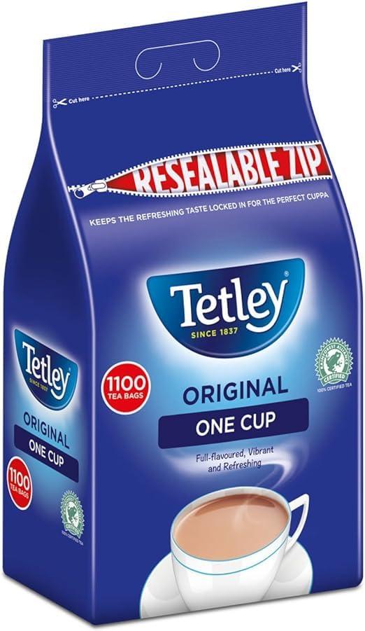 Tetley Original One Cup Tea Bags | Rich Full-Bodied Black Tea ...