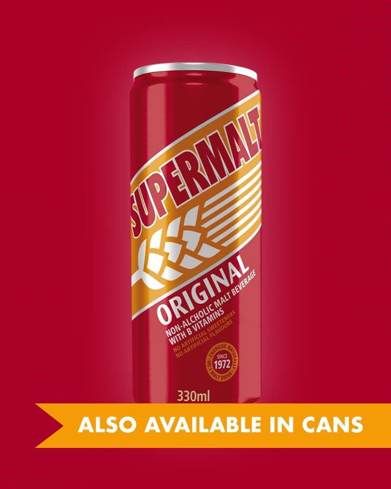 SUPERMALT | Original Flavour Malt Drink | Alcohol Free| Premium Malt ...