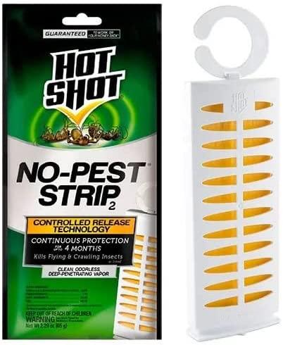 Hot Shot No-Pest Strip 2 - 2.29 oz - Kills Flying and Crawling Insects ...