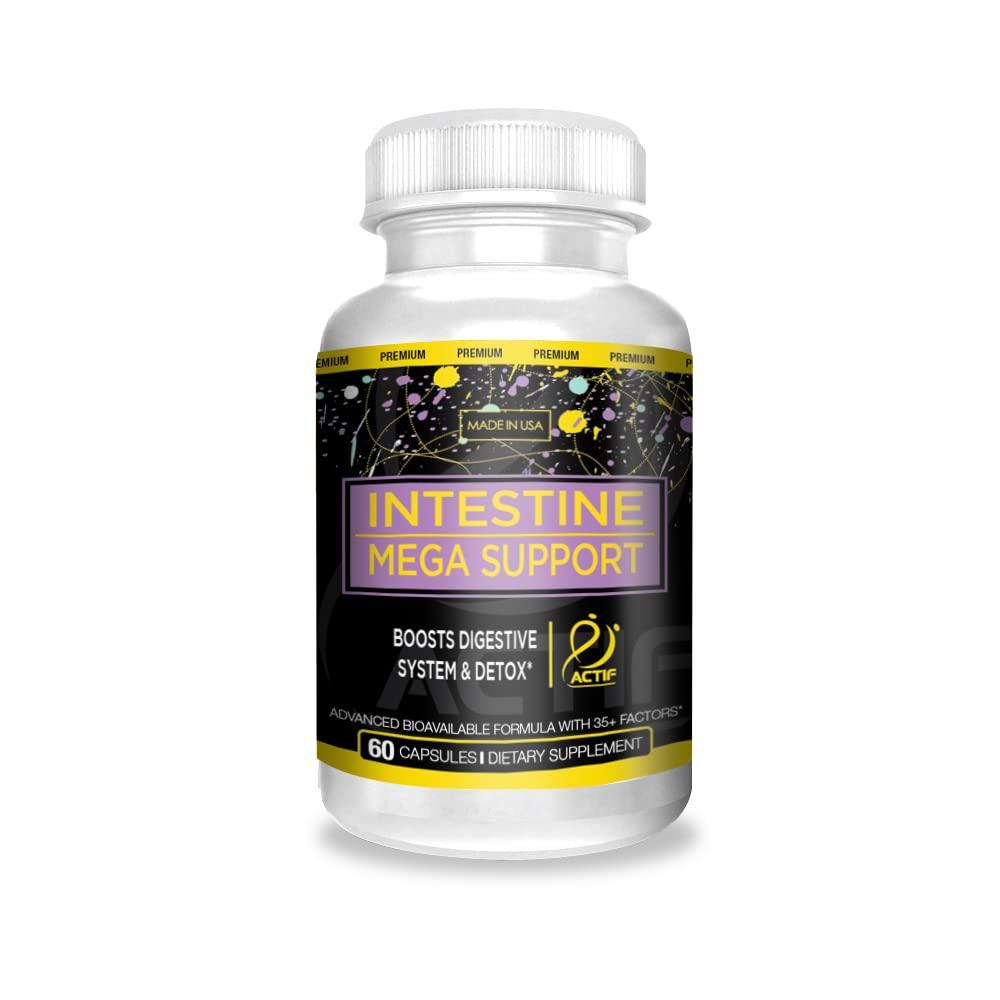 Actif Intestine Mega Support - Maximum Strength for Energy Boost & Gut ...
