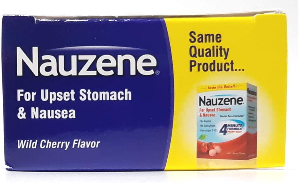 Nauzene Chew Tabs 40ct - Fast-Acting Relief for Nausea - Pack of 1 ...