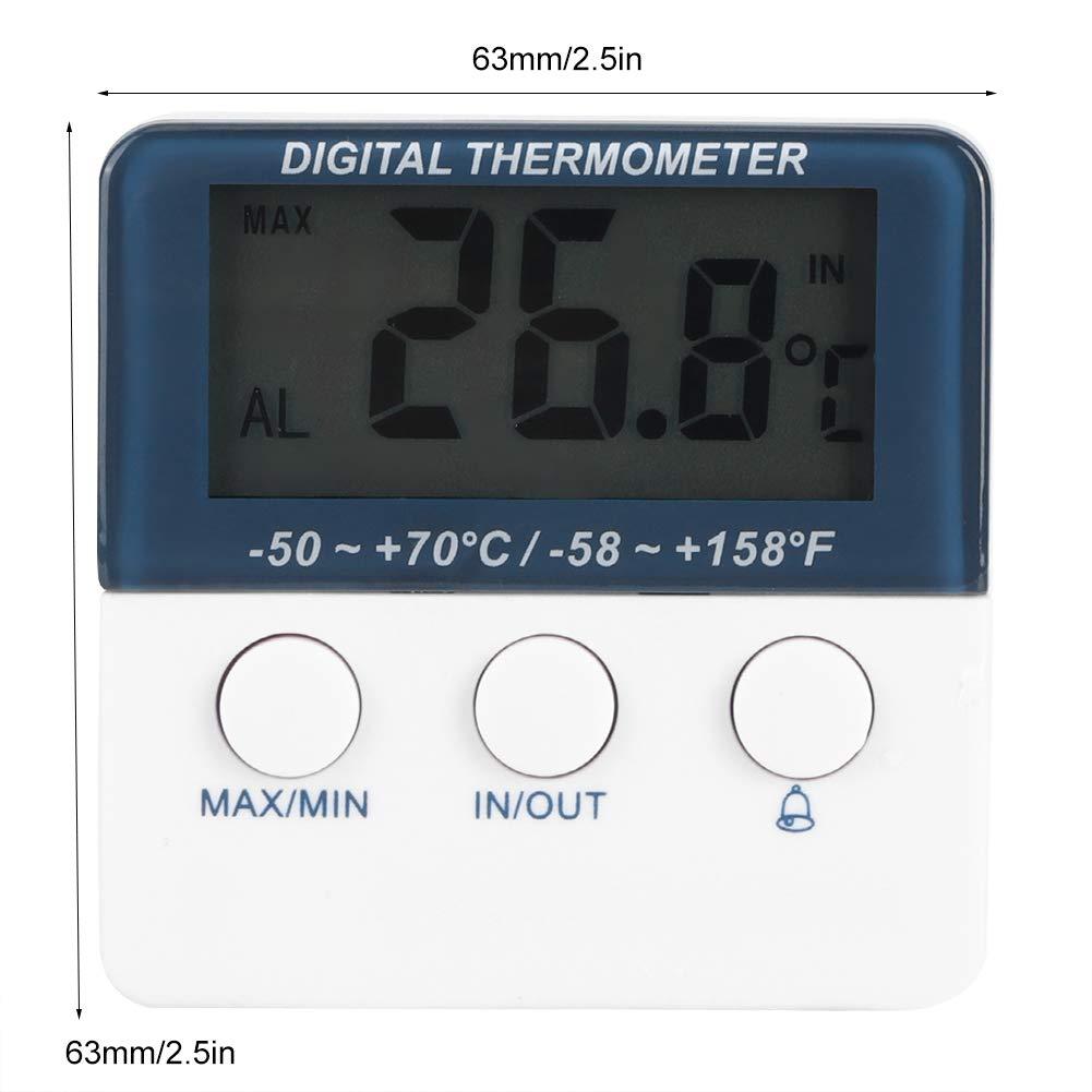 Electronic Mini Temperature Display - Digital Thermometer Alarm for ...