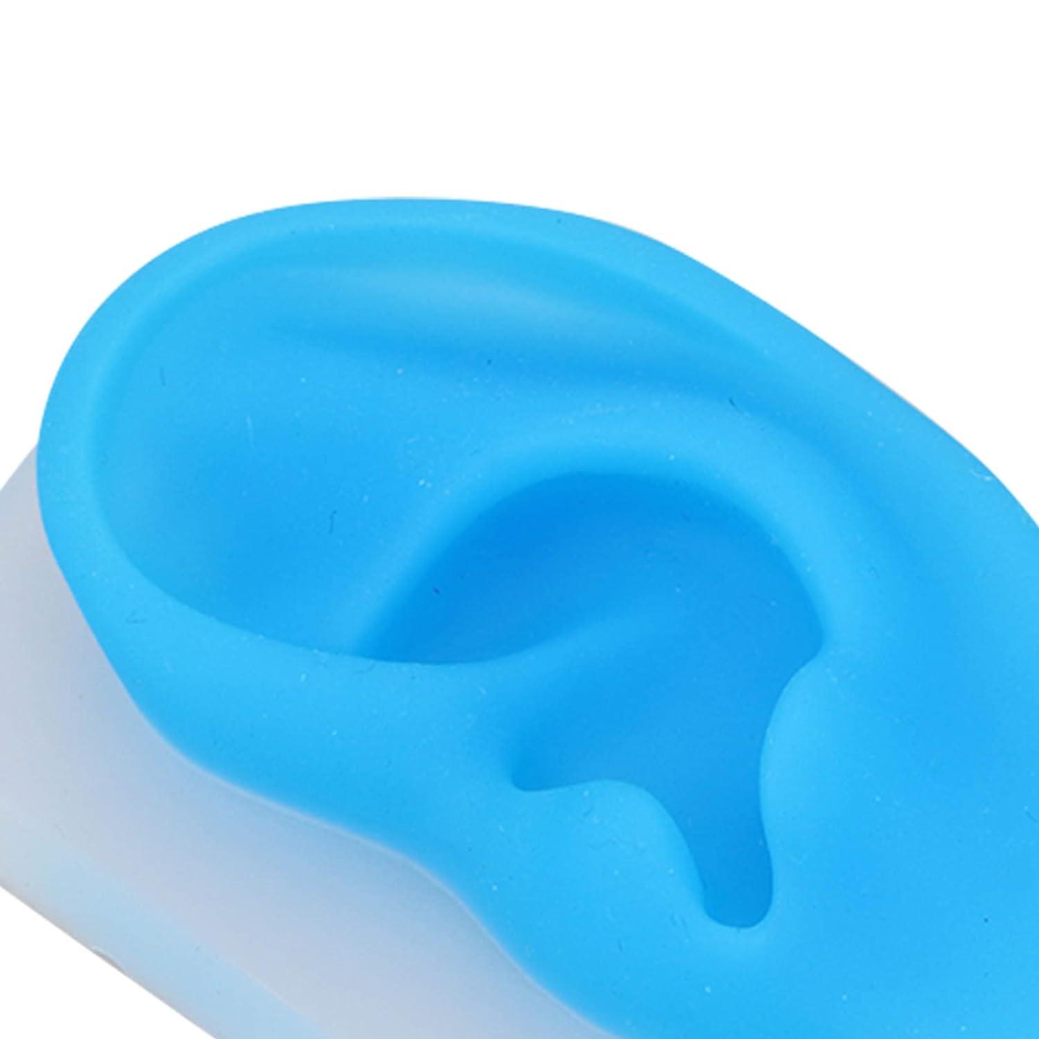 Silicone Left Ear Piercing Model - Flexible & Durable Teaching Tool ...