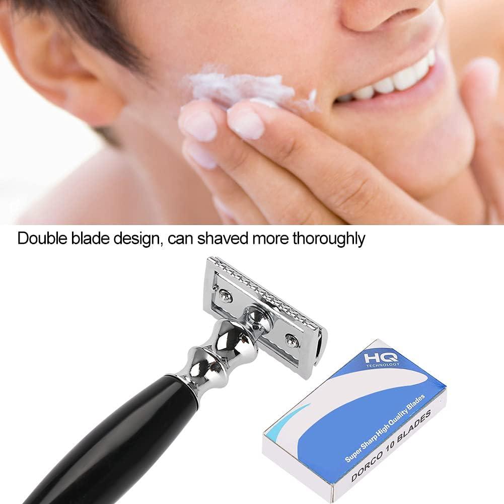Stainless Steel Beard Shaping Template & Razor Mustache Shaving Set ...