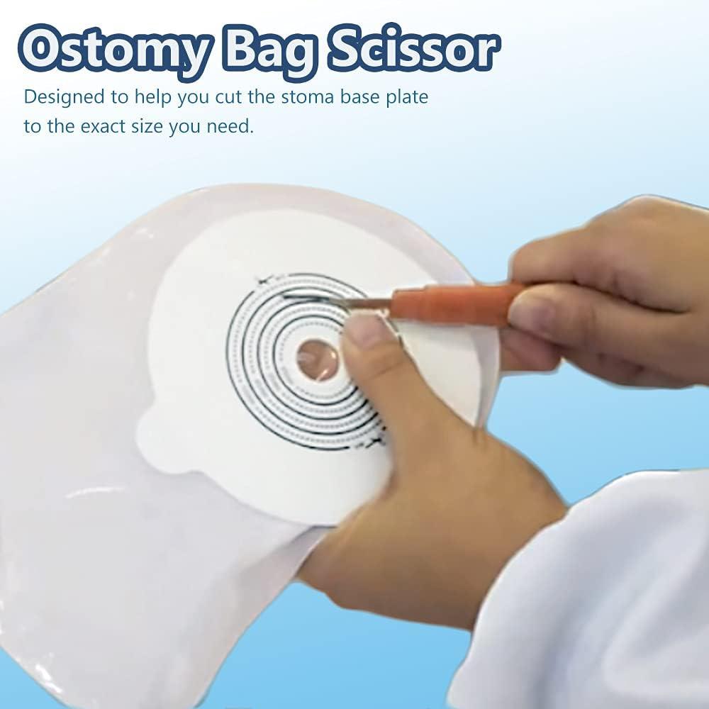 Mediss Ostomy Bag Scissor - 5inch Nursing Cutter for Colostomy ...