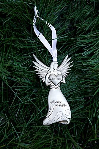 Dedication Gift Guardian Angel Medallion Ornament - Symbolic ...