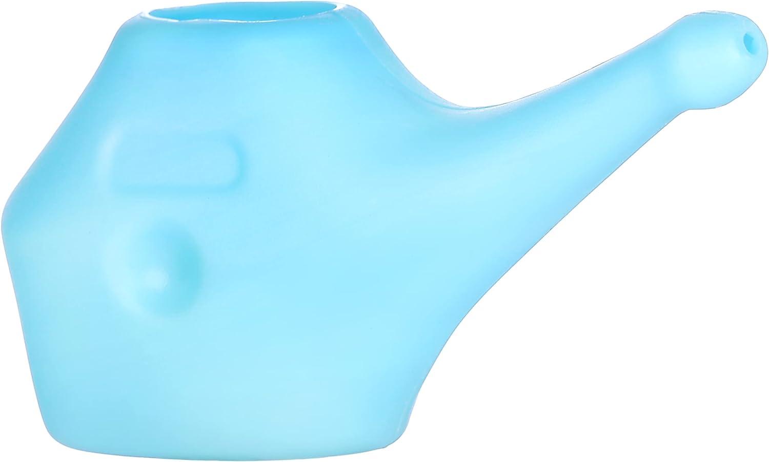 Compact Blue Plastic Neti Pot for Nasal Cleansing | AncientImpex ...