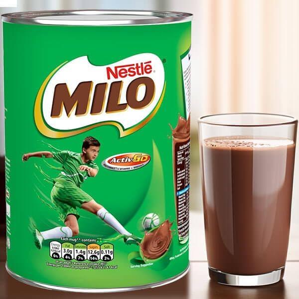 Milo Instant Malt Chocolate Drinking Powder Tin - 400g (Pack of 6 ...