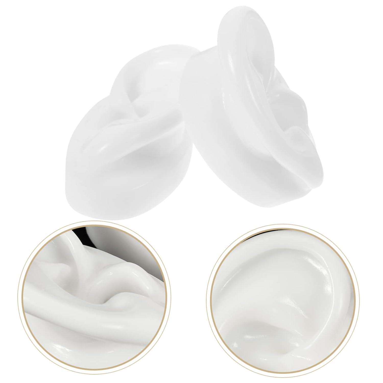 ASMR Ear Piercing Kit - 1 Pair Silicone Ear Mold Display with Auditory ...