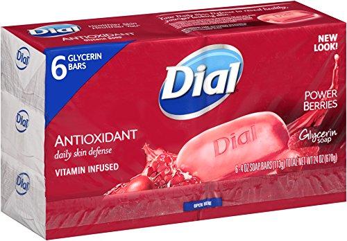 Dial Power Berries Skin Care Bar Soap 4 oz - Pack of 6 | Buy Now with ...