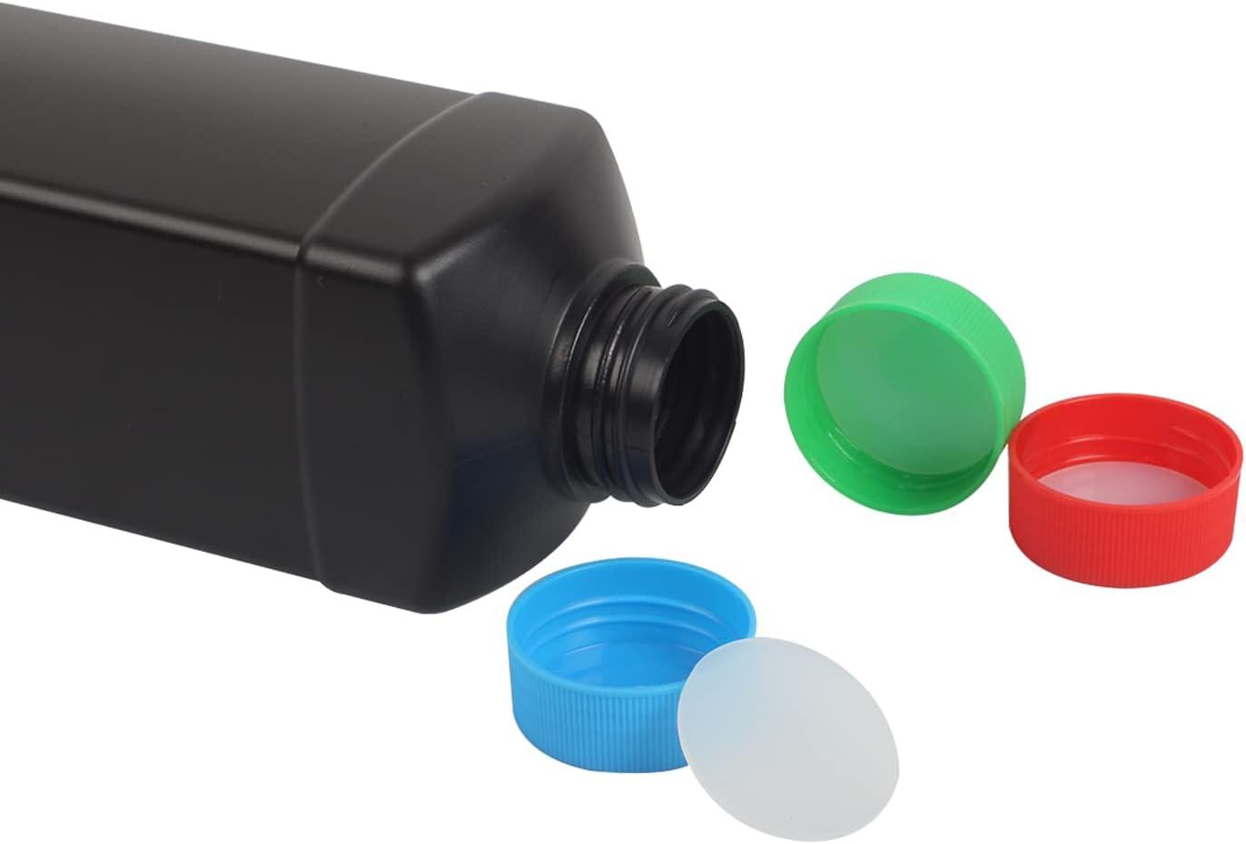 3X 1000ml Darkroom Chemical Storage Bottles Film Photo Developing ...