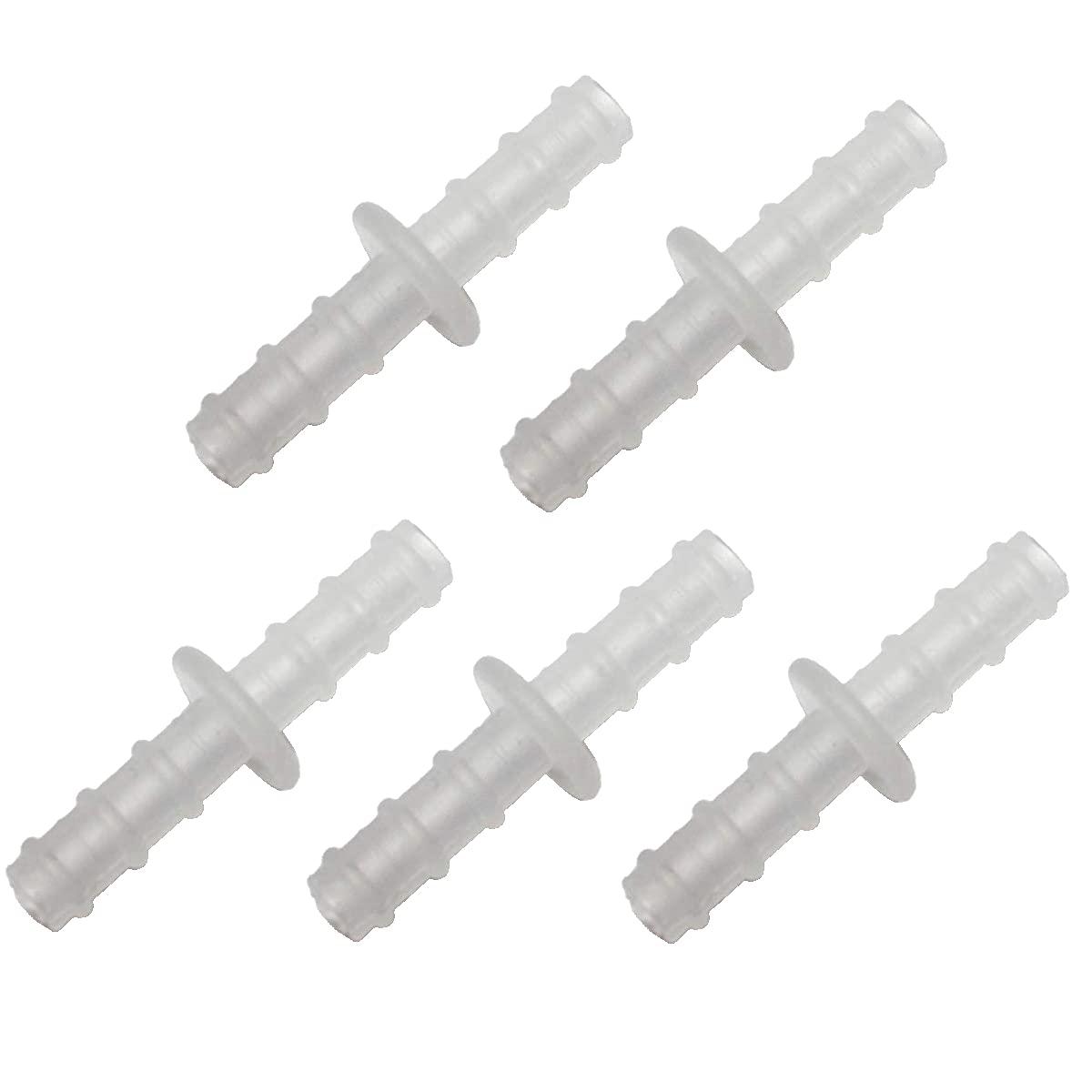 5-Pack Oxygen Tubing Straight Connectors - Easy & Secure Oxygen Tube ...