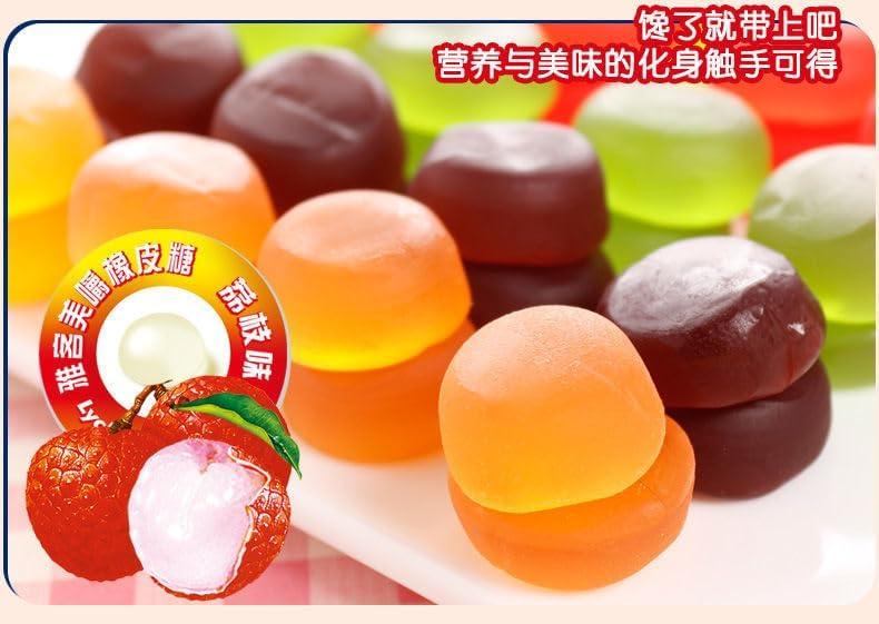 Ready to eat fruit juice fudge gummy candy children's fruit flavored ...