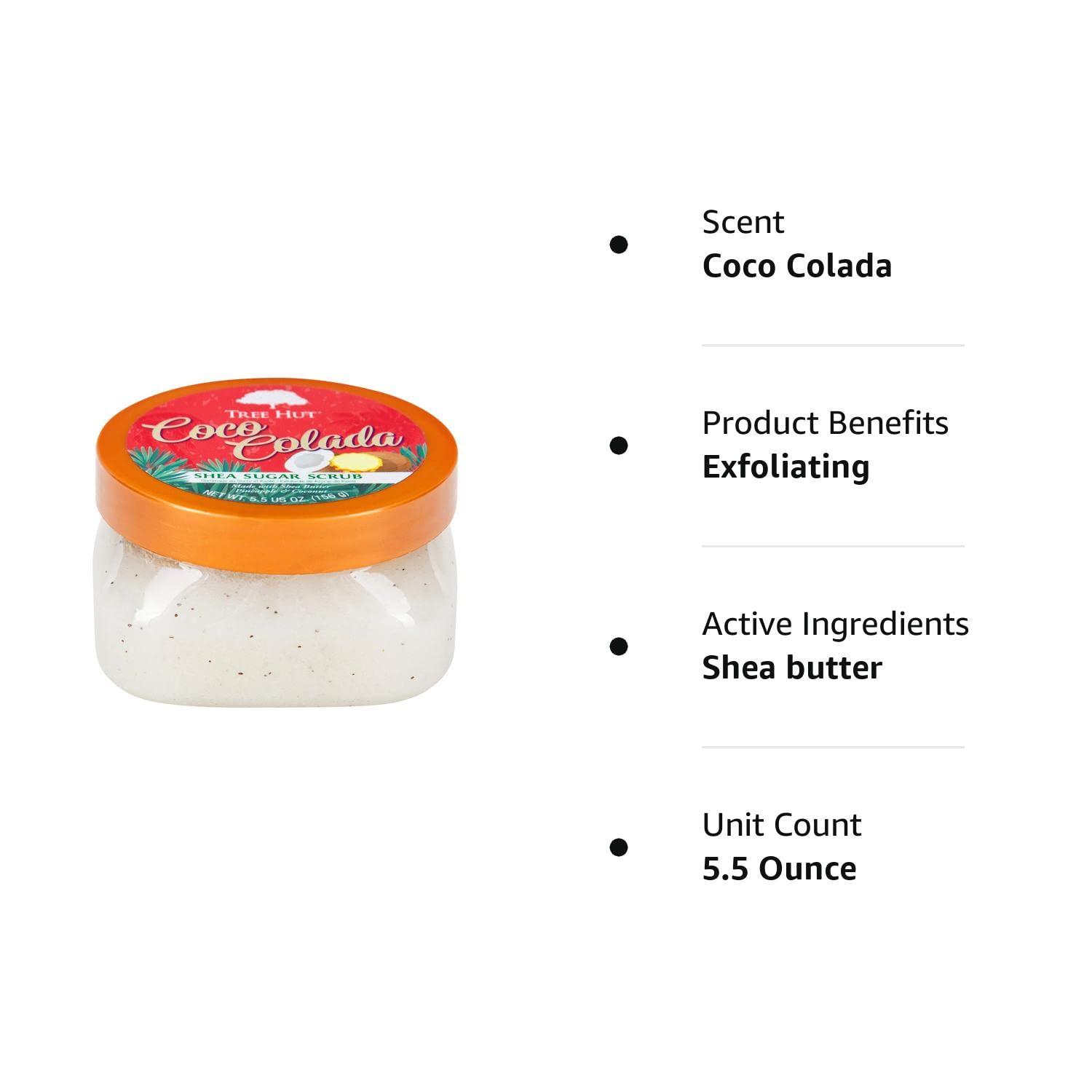 Tree Hut Shea Sugar Scrub Coco Colada 5.5oz - Ultra Hydrating ...