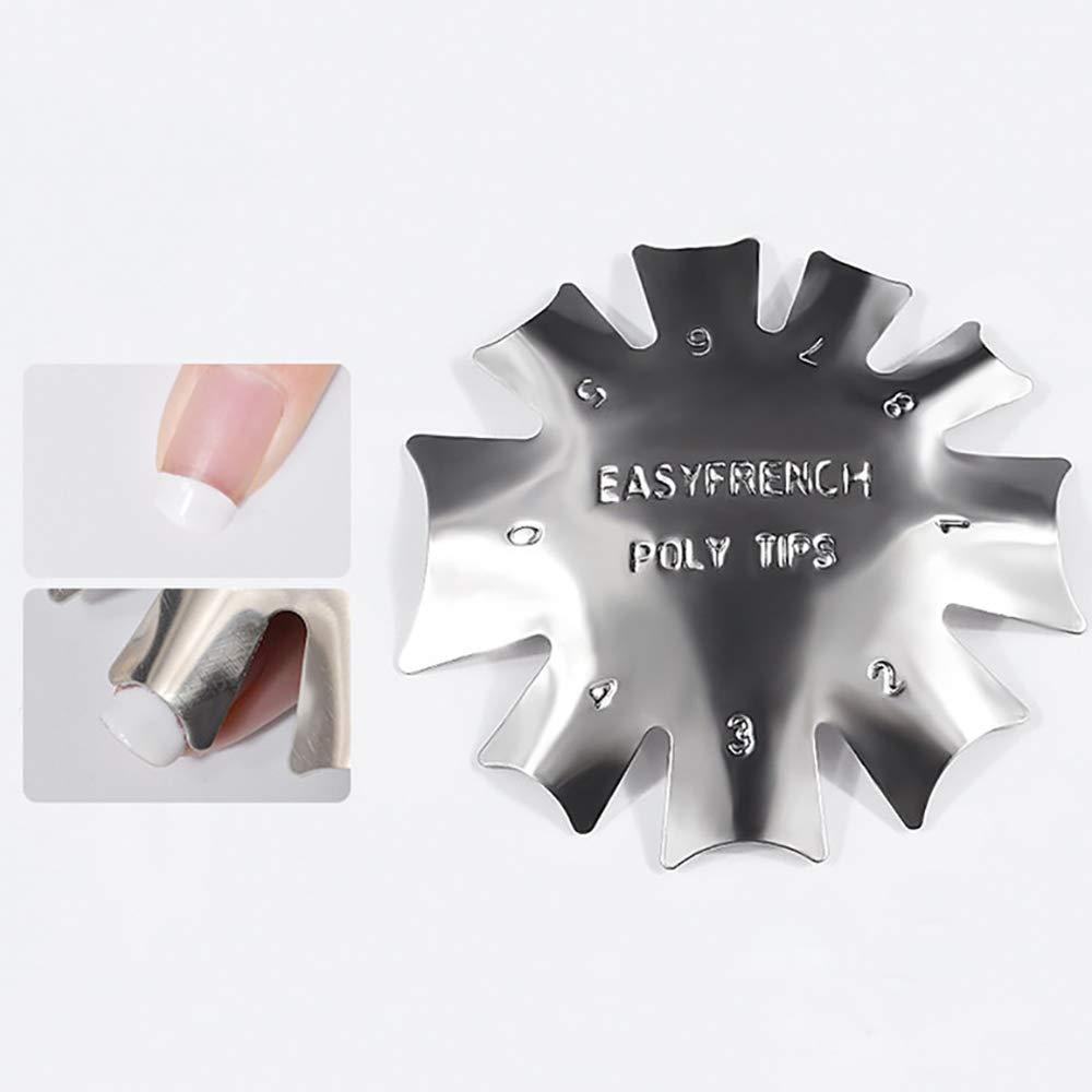 SILPECWEE 3 Pack French Smile Line Cutter Tool Set - C-Shape Manicure ...
