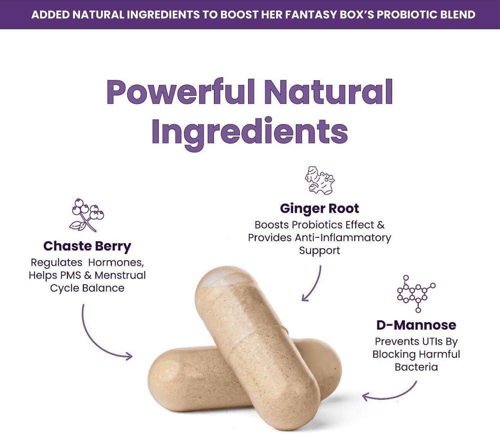Healthy Box Probiotics - Vaginal Care Advanced Formula for PMS Relief ...