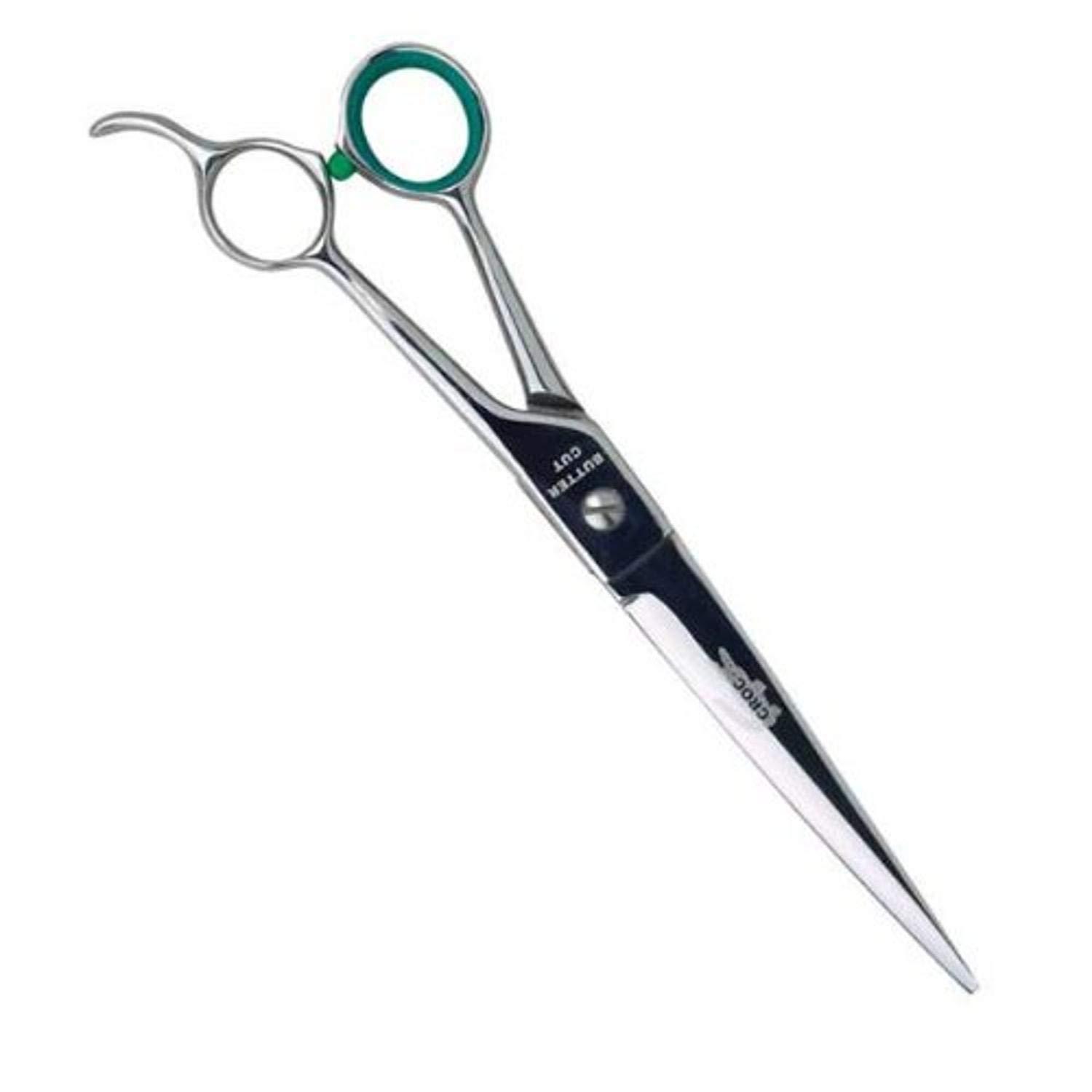 Geib 8.5-Inch Stainless Steel Crocodile Curved Pet Grooming Shears ...