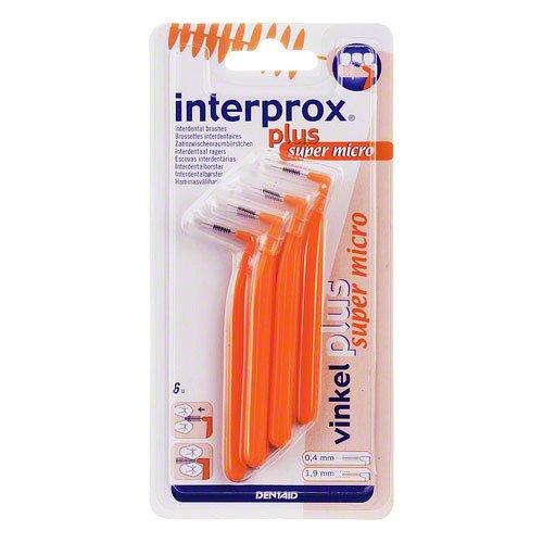 INTERPROX Plus Super Micro Orange Interdental Brushes - 6 Pack | Best ...