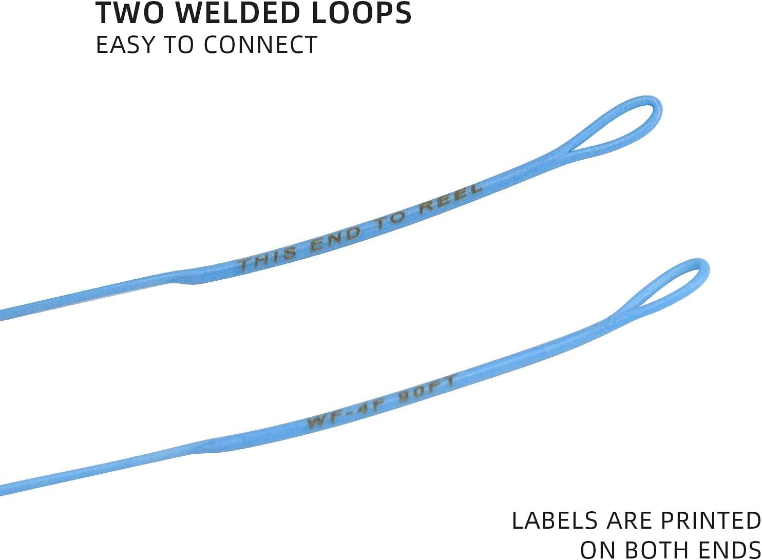 SF Fly Fishing Floating Line with Welded Loop Weight Forward Fly Lines ...