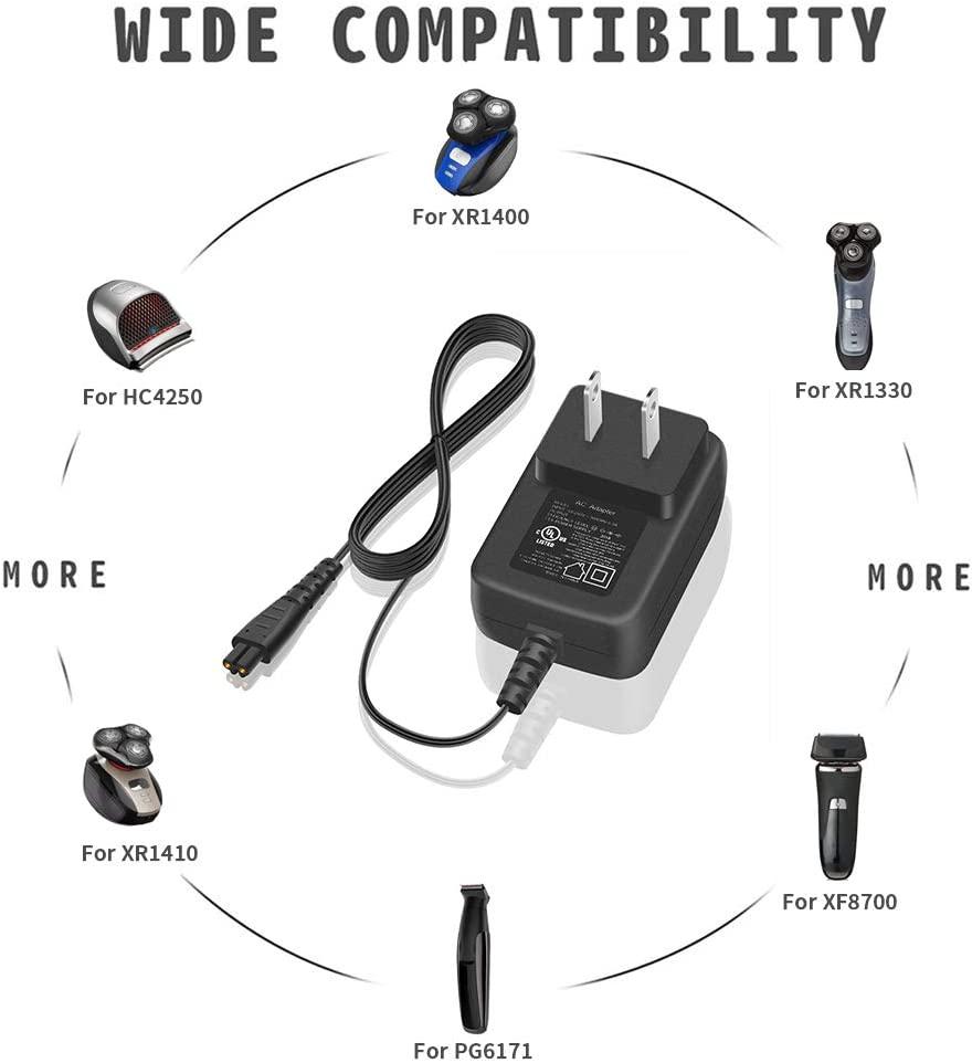 UL Listed Power Cord for Remington Shaver PG6250 PR1260 WR5100 | AC ...