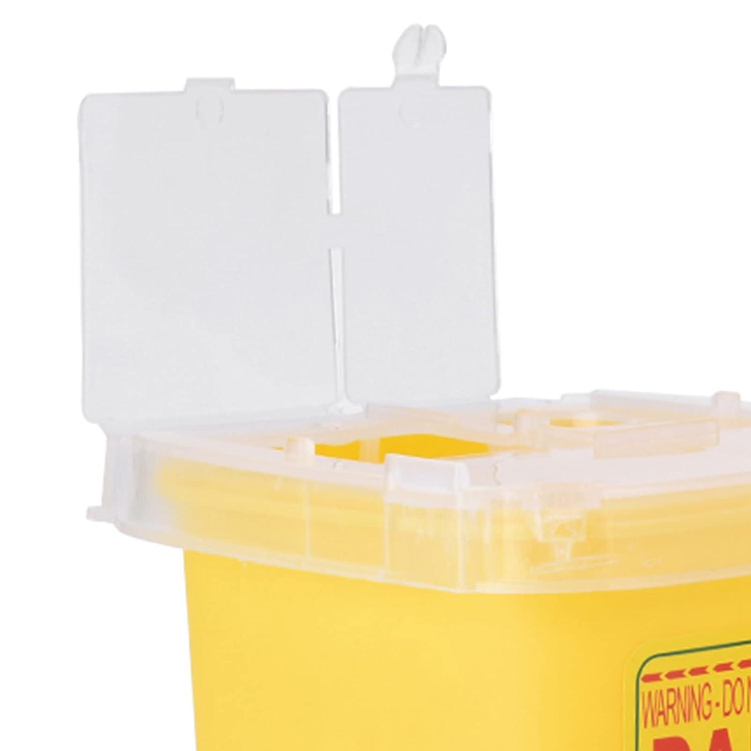 1L Sharps Container for Needles Tattoo Plastic Biohazard Needle ...