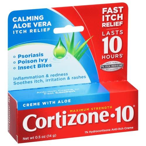 Cortizone 10 Cream .5 Oz - Fast Relief for Itching and Inflammation