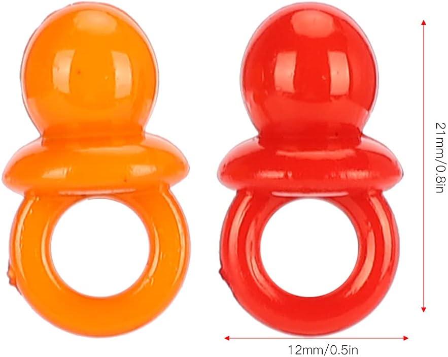 100 Amazing Baby Pacifier Toys - Safe Colorful Mini Acrylic Pacifiers ...