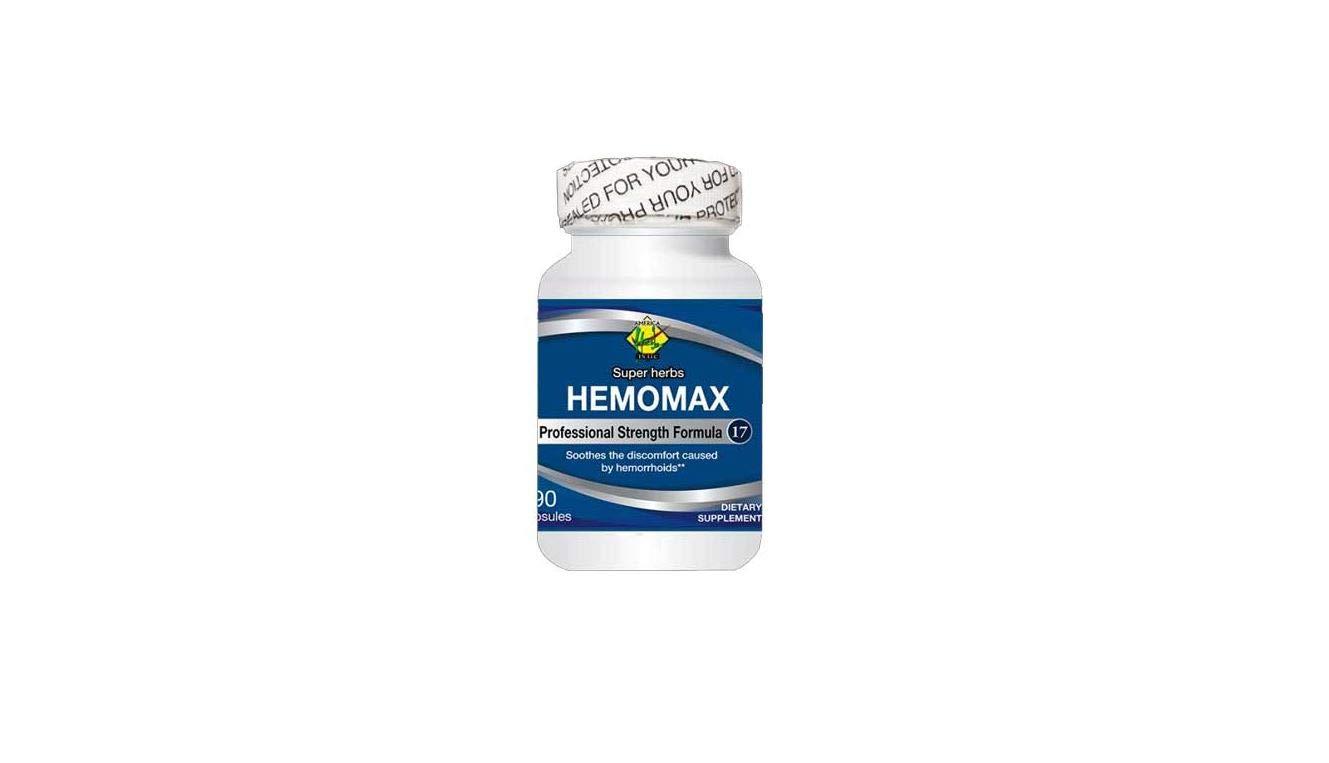 Nature Max Herbs Hemomax 90 Capsules - Natural Blood Support Supplement ...