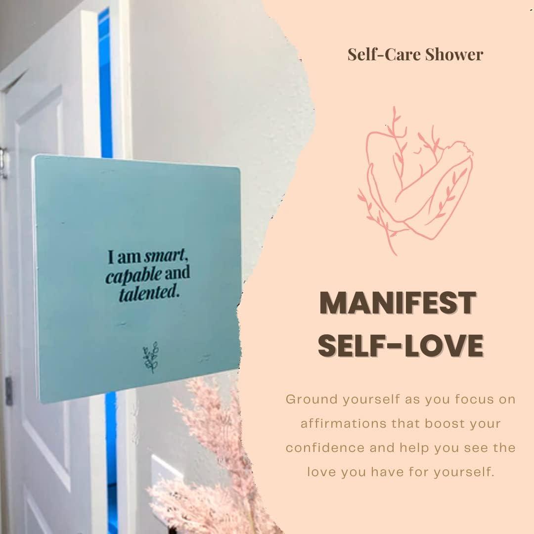 Self Care Shower Affirmation Cards - Waterproof & Empowering Quotes for ...