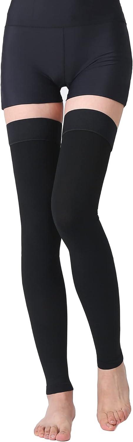 TOFLY Thigh High Compression Stockings - 1 Pair, 20-30 mmHg Gradient ...