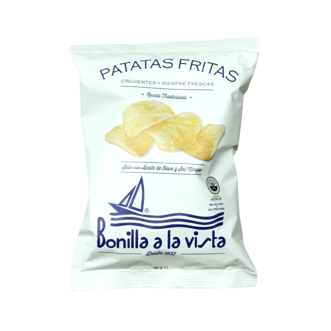 Bonilla a La Vista | Olive Oil & Sea Salt Crisps | 30 x 50g Bags | Buy ...