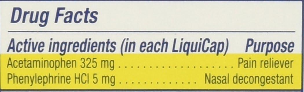 Vicks Dayquil Sinex Daytime Sinus Relief Liquicaps 24 Count - Fast ...