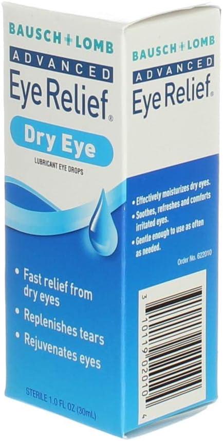 Bausch & Lomb Advanced Eye Relief Dry Eye Lubricant Eye Drops 1oz - Pack of 2 | Buy Now with ...