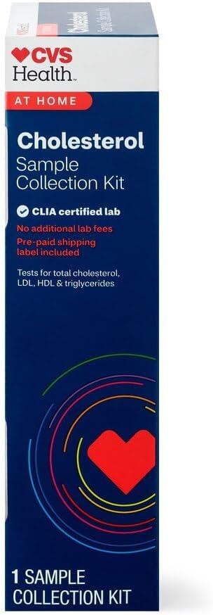 CVS Health at-Home Cholesterol Test Kit - Easy LDL HDL Total ...