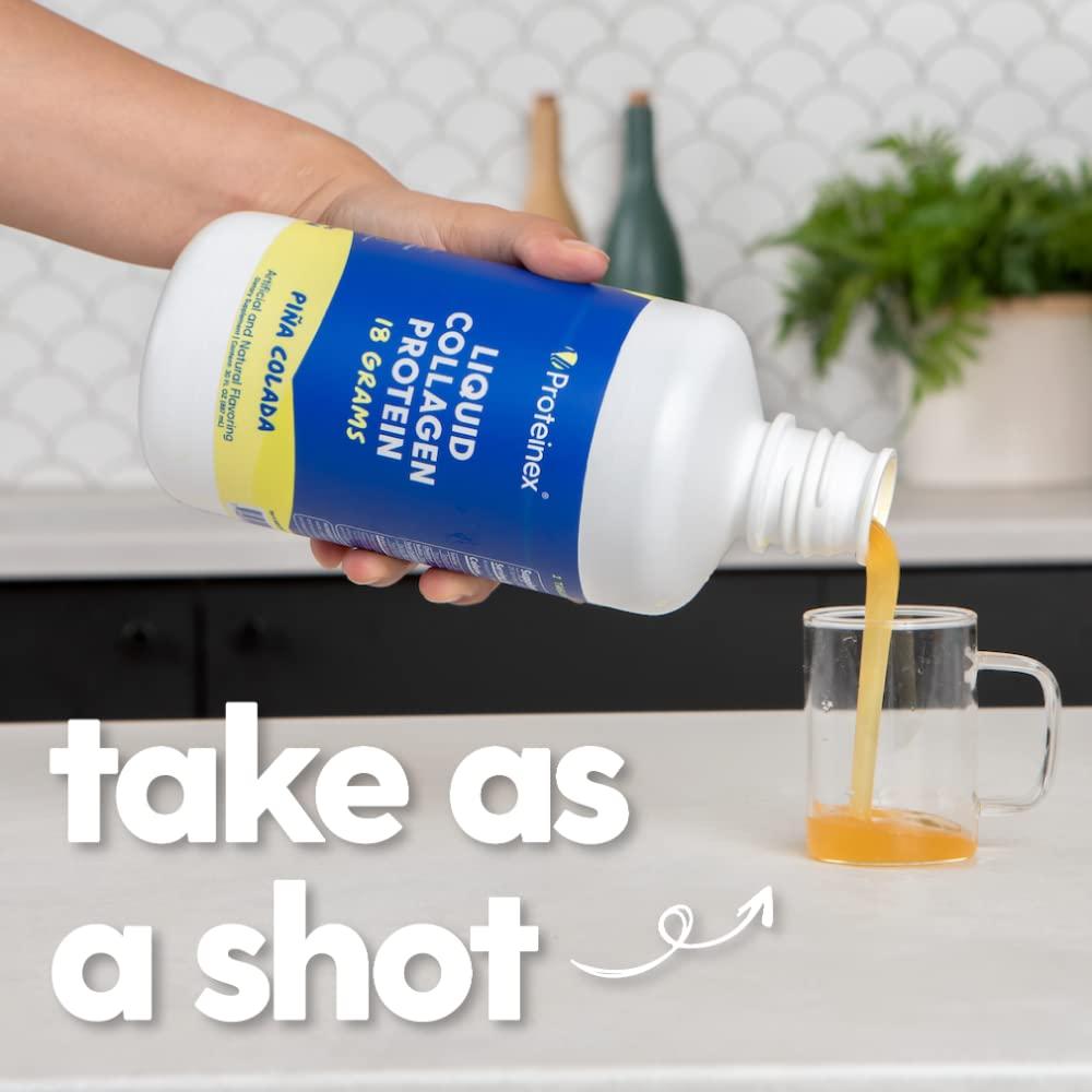 Proteinex Liquid Collagen Protein Supports Muscle and Joints Recovery - Liquid Collagen for ...