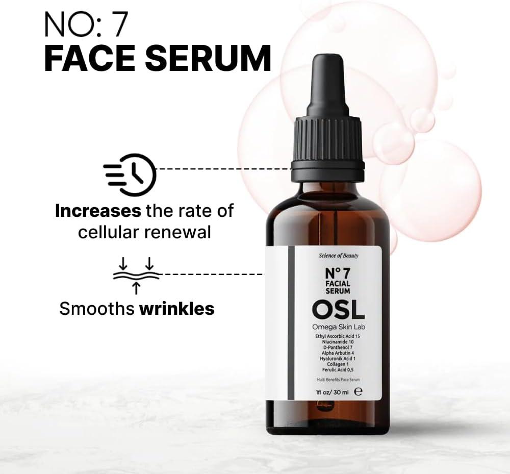 OSL Omega Skin Lab OSL No 7 Serum 30 ML - Premium Skin Care Face Serum ...
