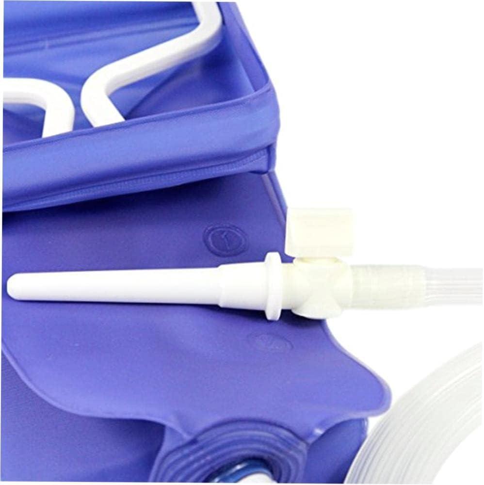 Complete Unisex Home Enema Kit with Folding Bag Hose and Tips - Colon ...