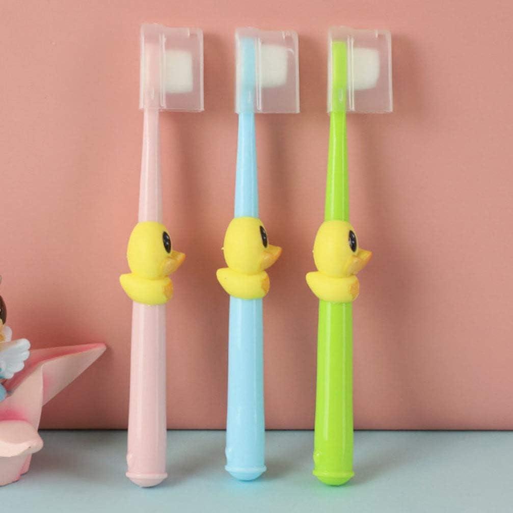 TOYANDONA 4pcs Kids Extra Toothbrush with 10000 Bristles Cartoon Duck ...